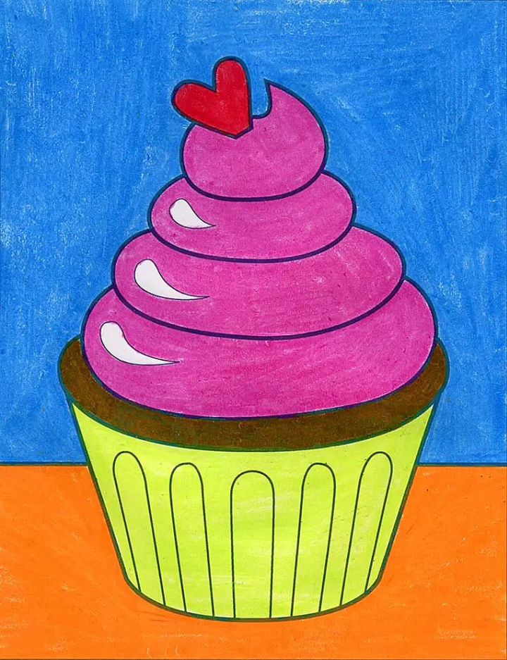 20 Easy Cupcake Drawing Ideas - How to Draw a Cupcake