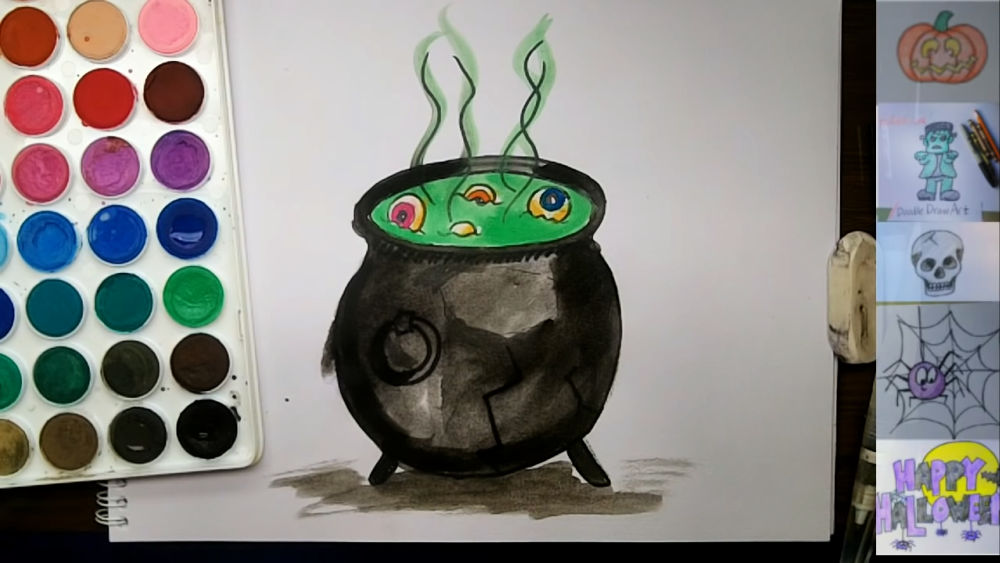 20 Easy Witch Drawing Ideas - How To Draw A Witch - Blitsy