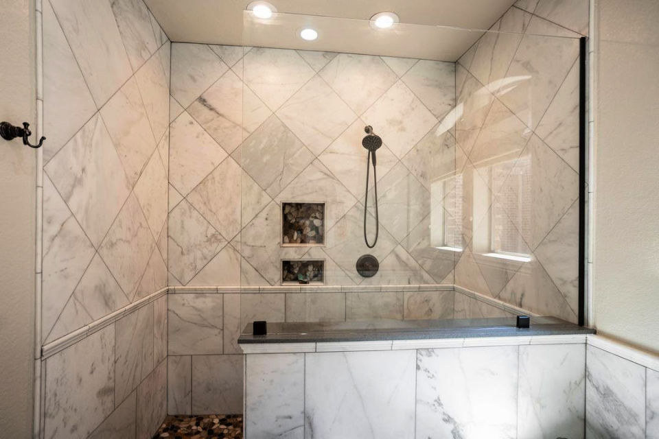 45 Beautiful Shower Tile Ideas You'll Love - Blitsy