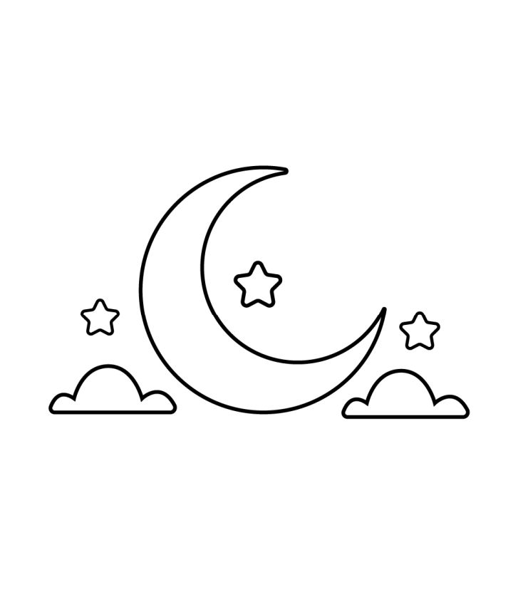 20 Easy Moon Drawing Ideas - How To Draw A Moon - Blitsy