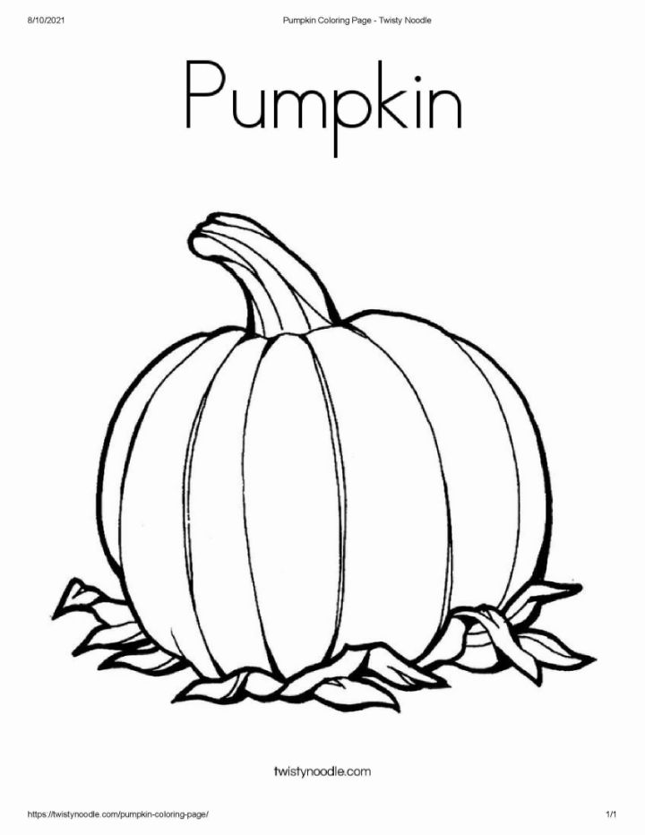 30 Free Pumpkin Coloring Pages for Kids and Adults