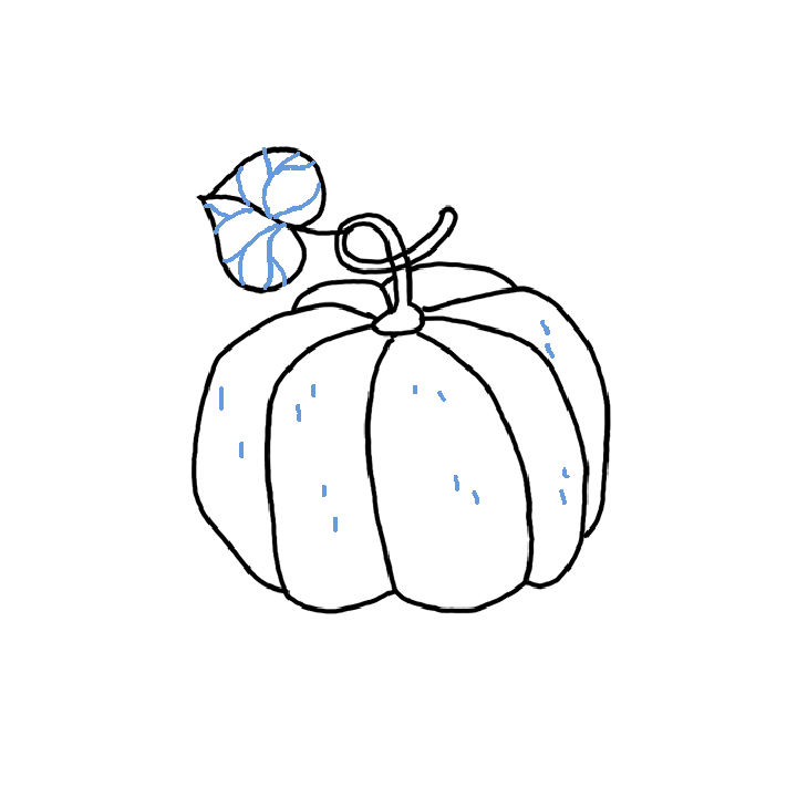 25 Easy Pumpkin Drawing Ideas - How To Draw A Pumpkin - Blitsy