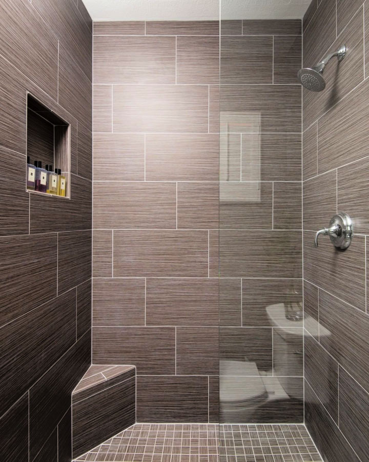 45 Beautiful Shower Tile Ideas You'll Love - Blitsy
