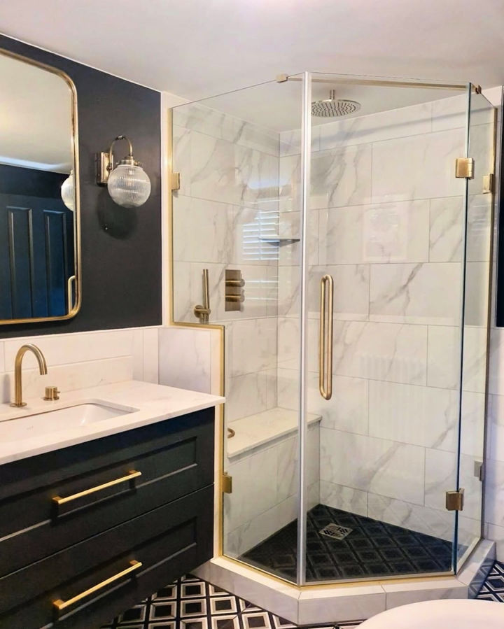 45 Beautiful Shower Tile Ideas You'll Love - Blitsy