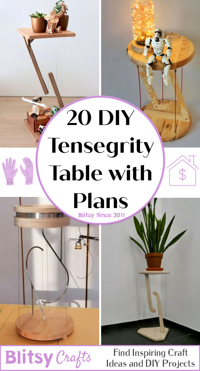 20 Free Tensegrity Table Plans PDF - Make A Floating Table