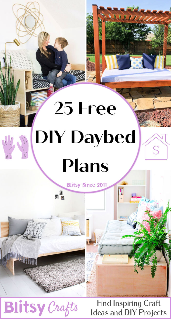 DIY Daybed (25 Free Plans) - Blitsy