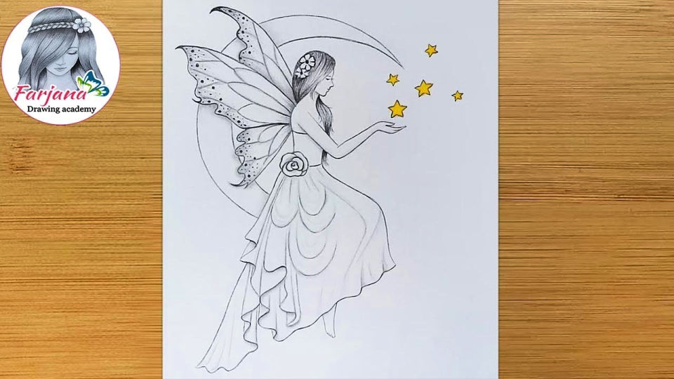 20 Cute Fairy Drawing Ideas - How to Draw a Fairy