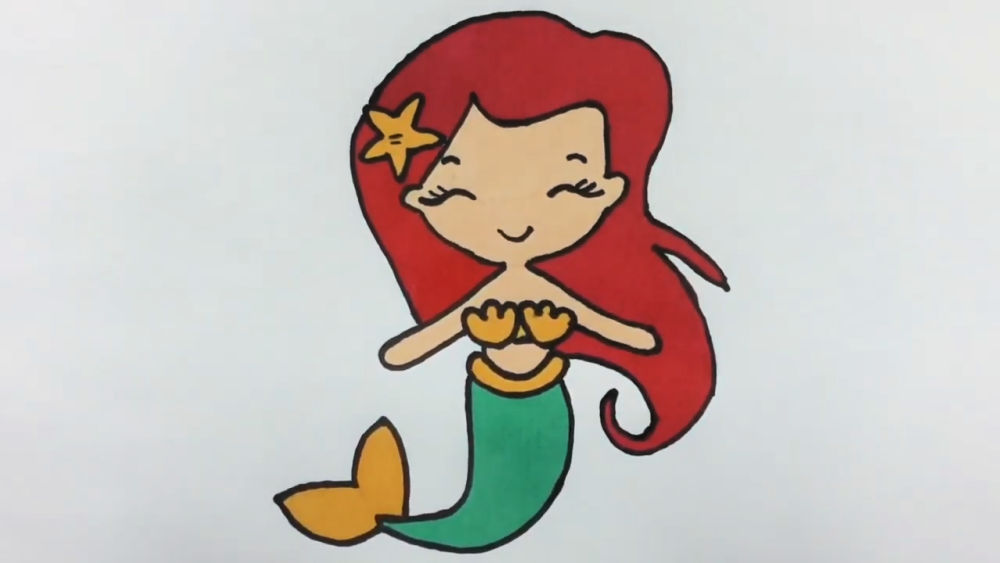 20 Easy Mermaid Drawing Ideas - How To Draw A Mermaid