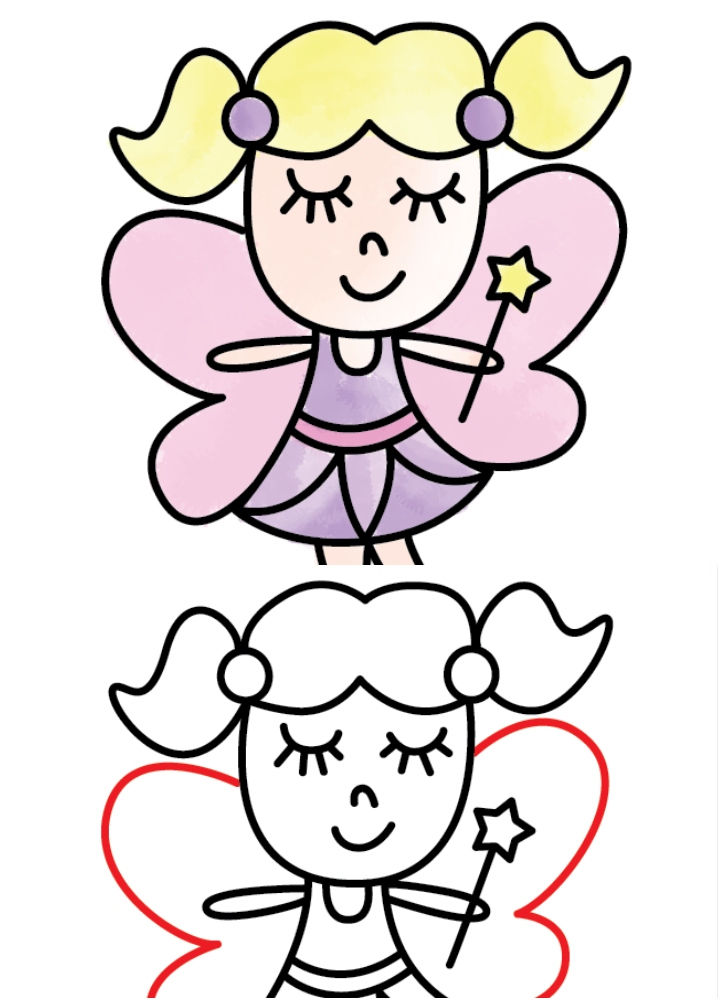 20 Cute Fairy Drawing Ideas - How to Draw a Fairy