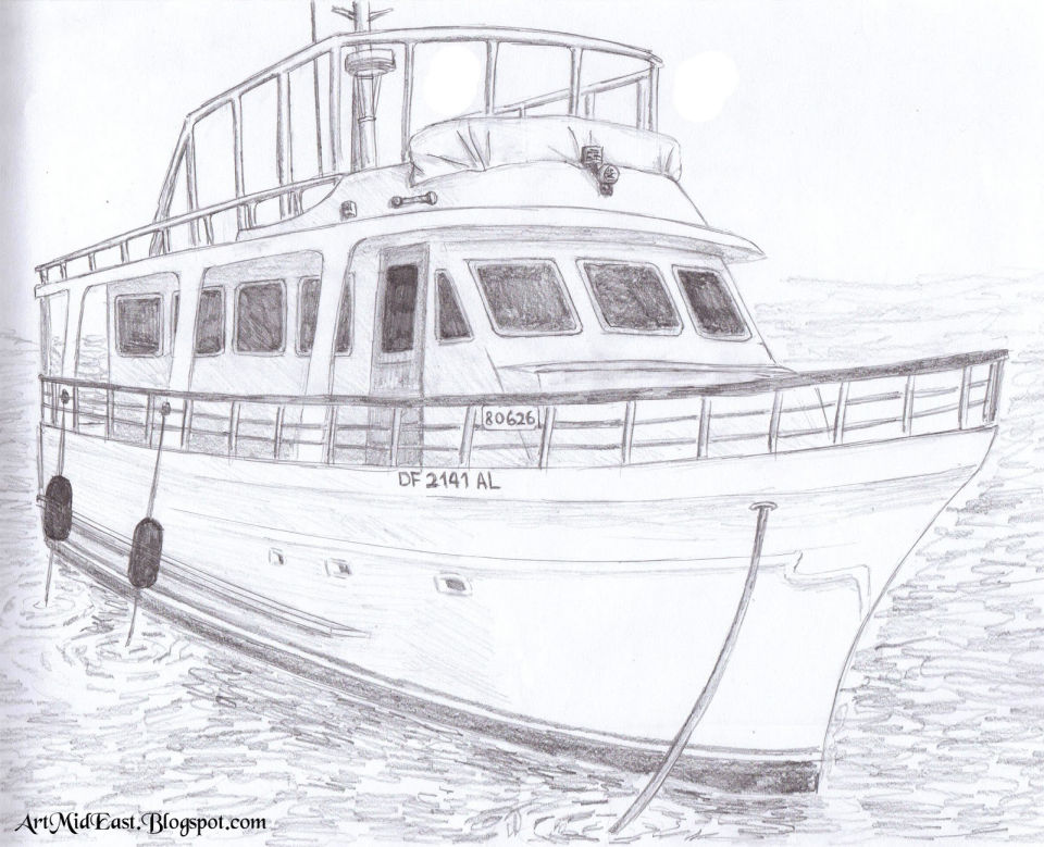 20 Easy Boat Drawing Ideas How To Draw A Boat Blitsy