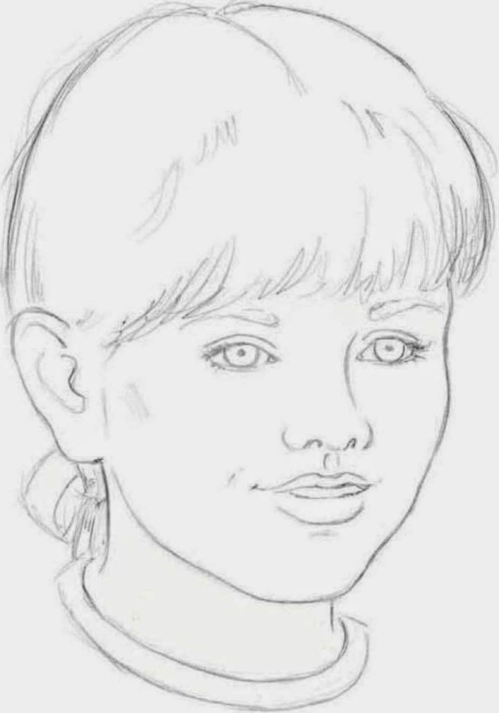 25 Easy Face Drawing Ideas - How to Draw a Face - Blitsy