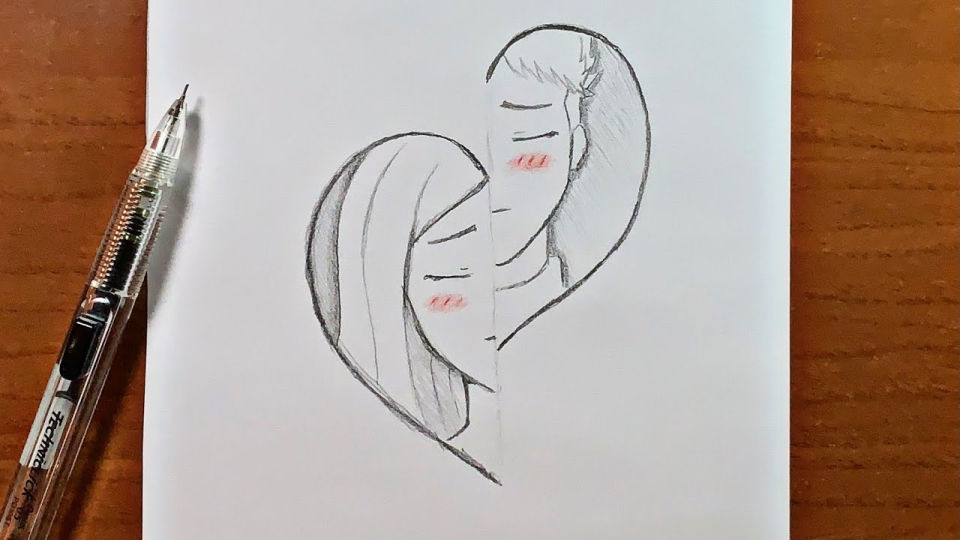 25 Easy Heart Drawing Ideas - How to Draw a Heart - Blitsy