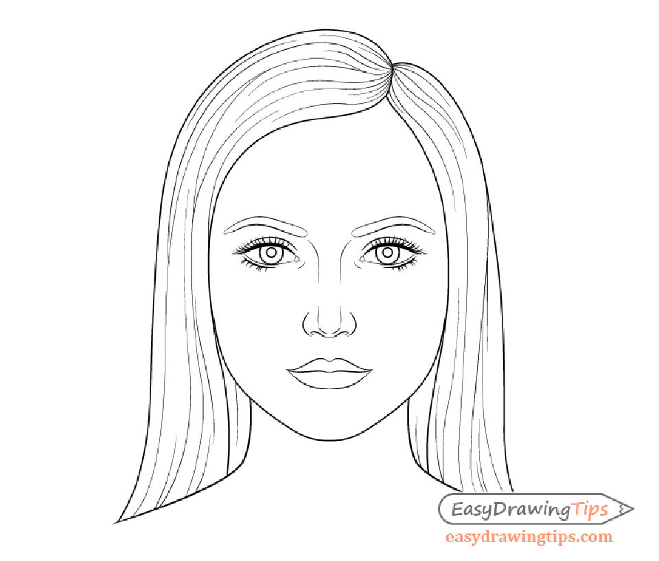 25 Easy Face Drawing Ideas - How to Draw a Face - Blitsy