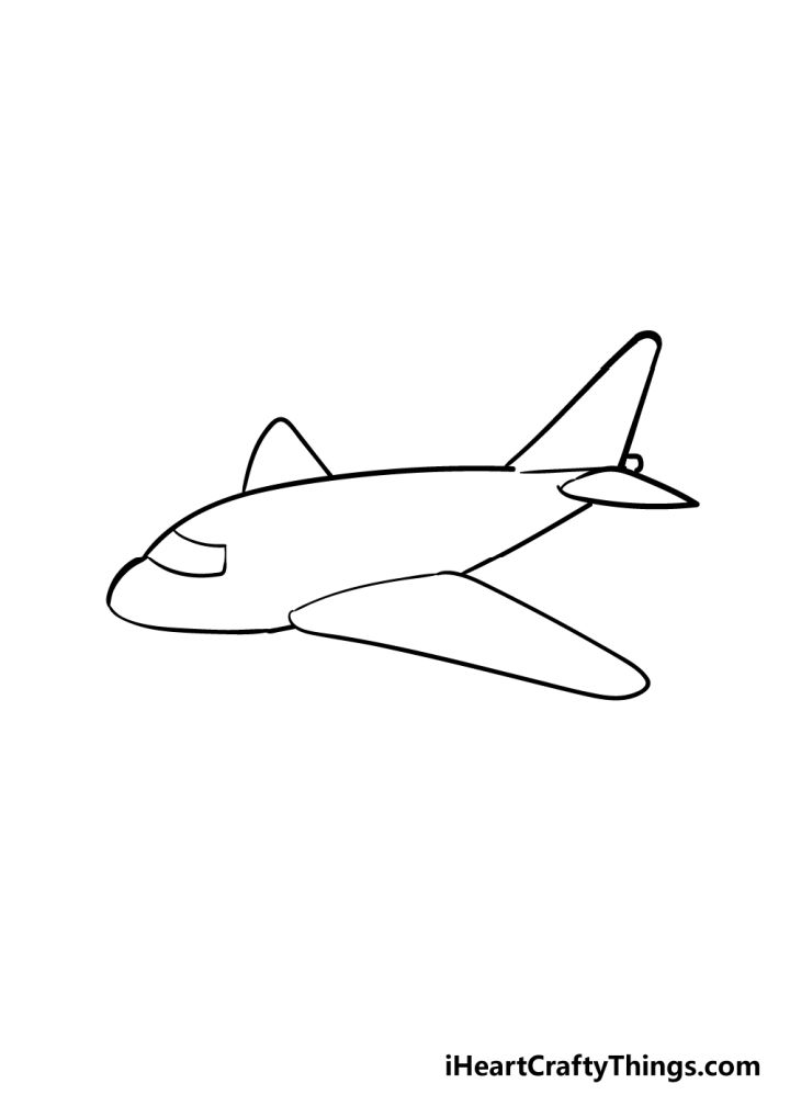 20 Easy Airplane Drawing Ideas - How to Draw a Plane