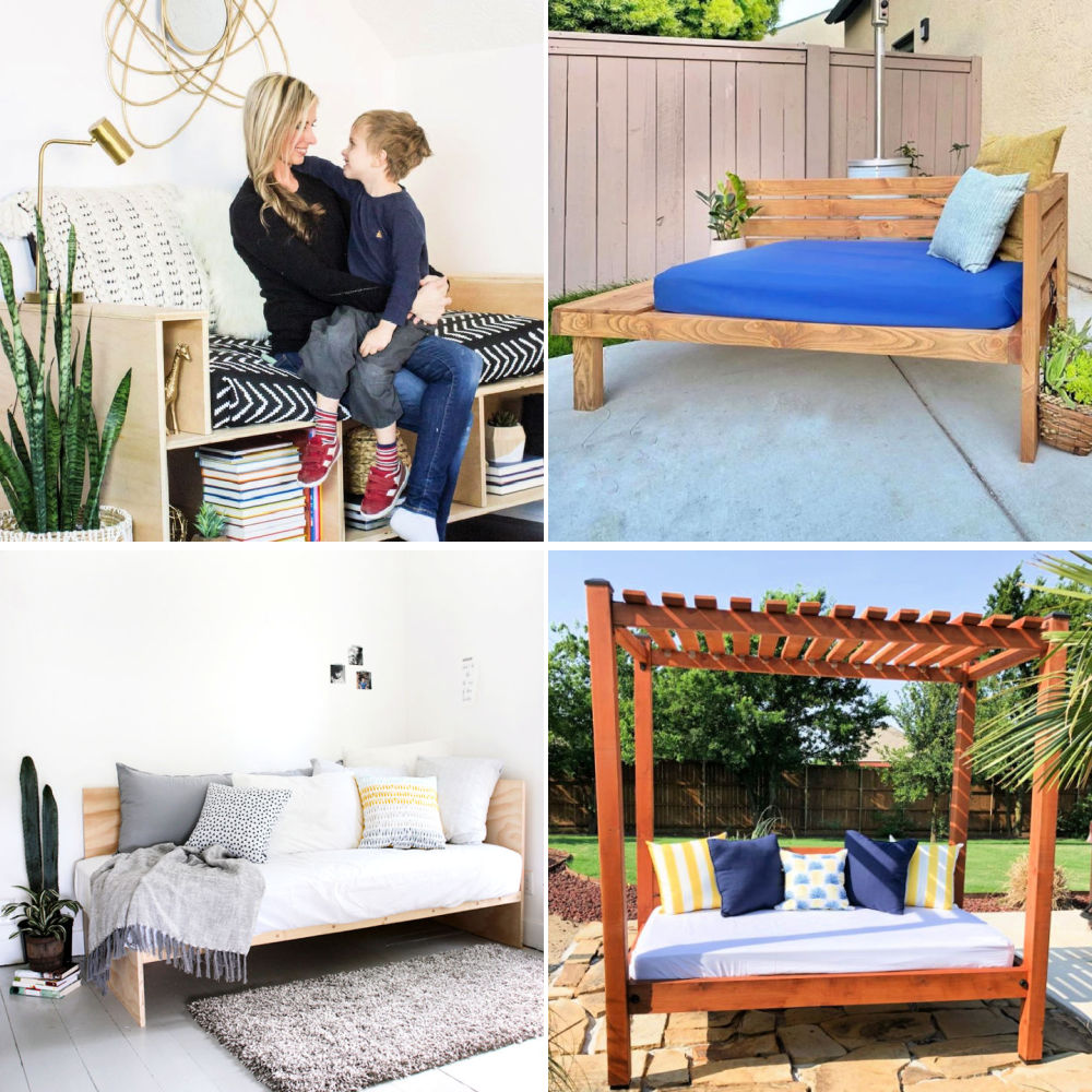 DIY Daybed (25 Free Plans) - Blitsy