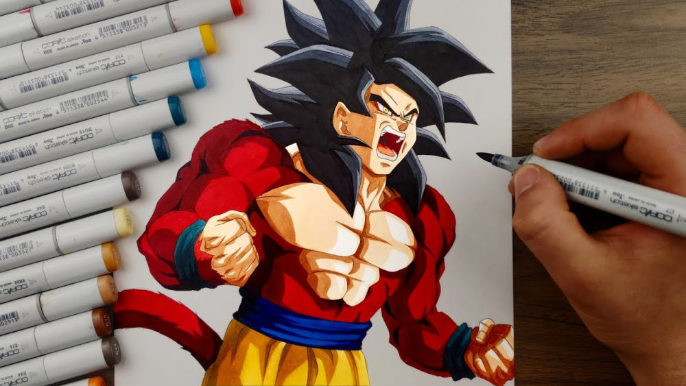 20 Easy Goku Drawing Ideas -How To Draw A Goku - Blitsy
