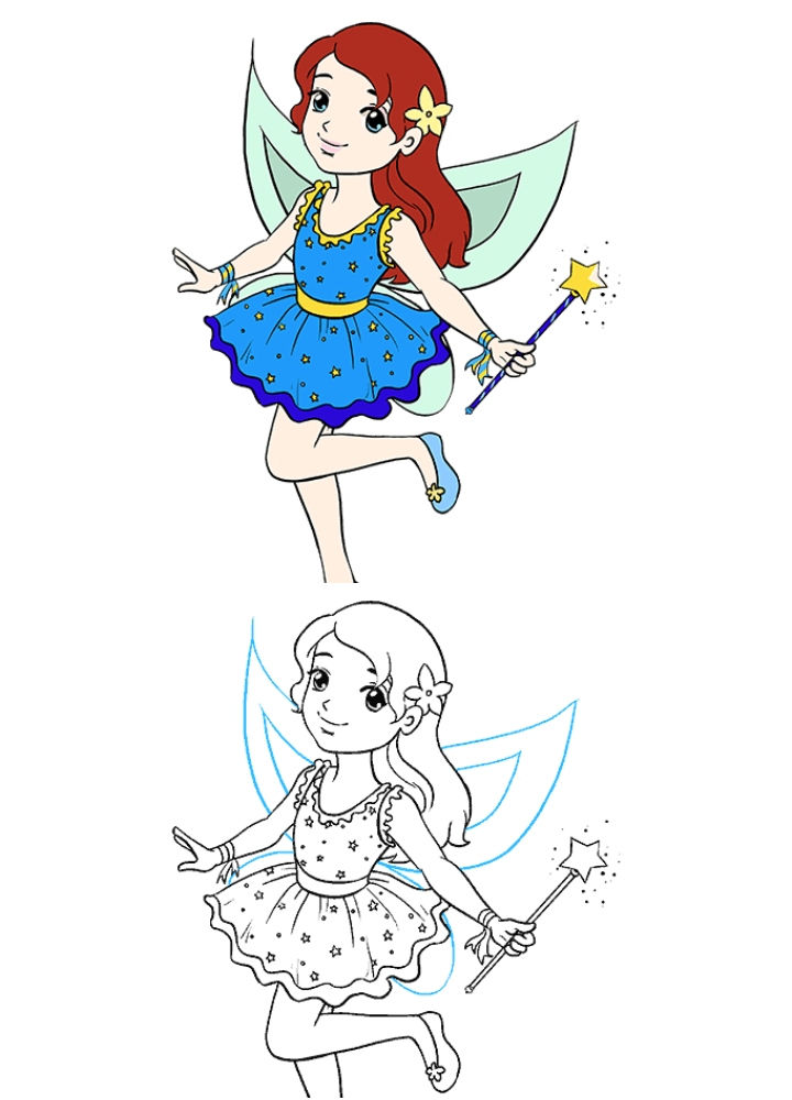 20 Cute Fairy Drawing Ideas - How to Draw a Fairy