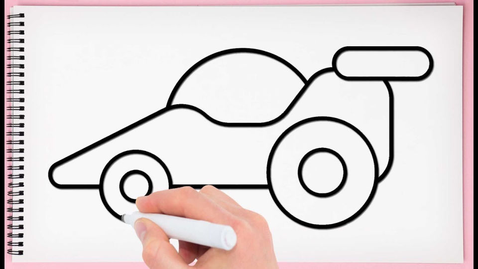 25 Easy Car Drawing Ideas - How to Draw a Car - Blitsy