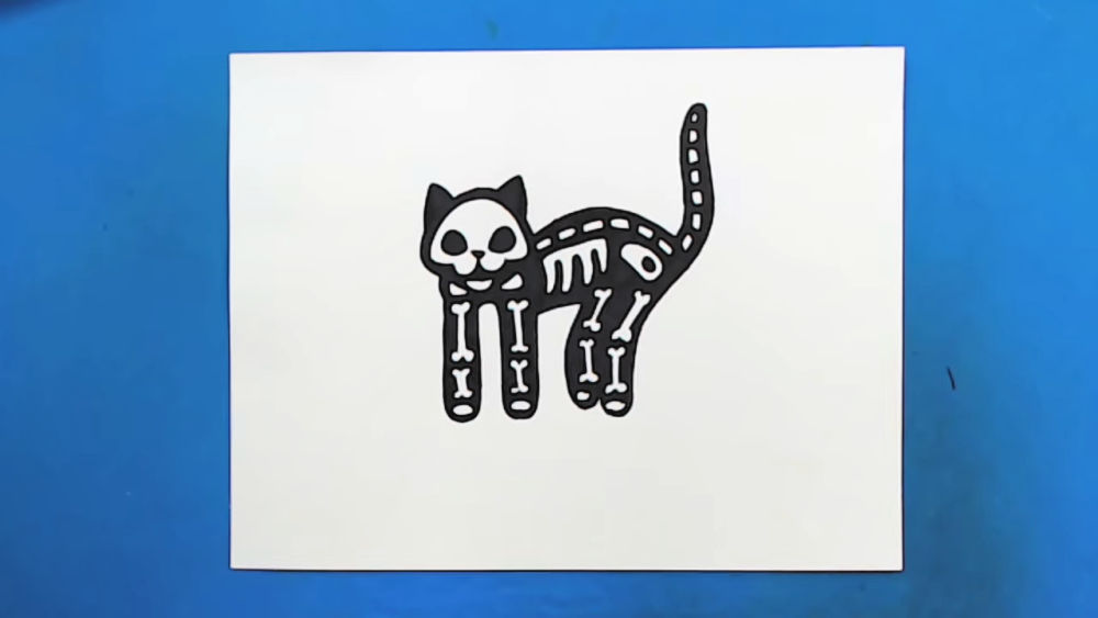 25 Easy Skeleton Drawing Ideas - How To Draw A Skeleton
