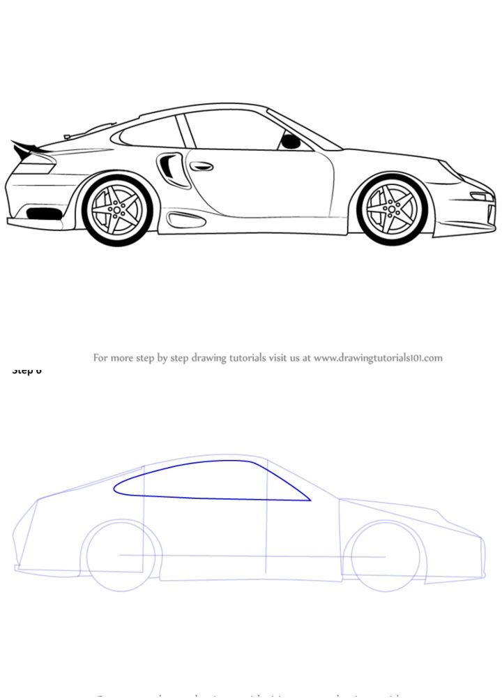 25 Easy Car Drawing Ideas - How to Draw a Car - Blitsy