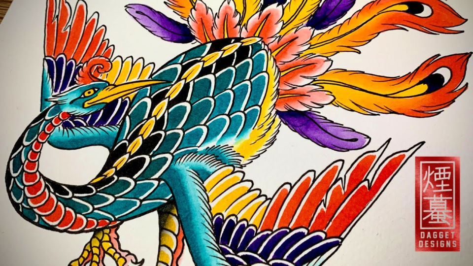 15 Easy Phoenix Drawing Ideas - How to Draw a Phoenix