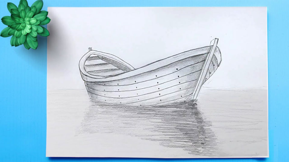 20 Easy Boat Drawing Ideas - How to Draw a Boat - Blitsy