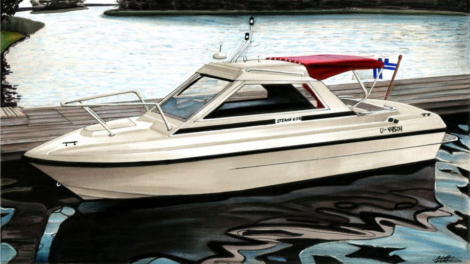 20 Easy Boat Drawing Ideas - How to Draw a Boat - Blitsy