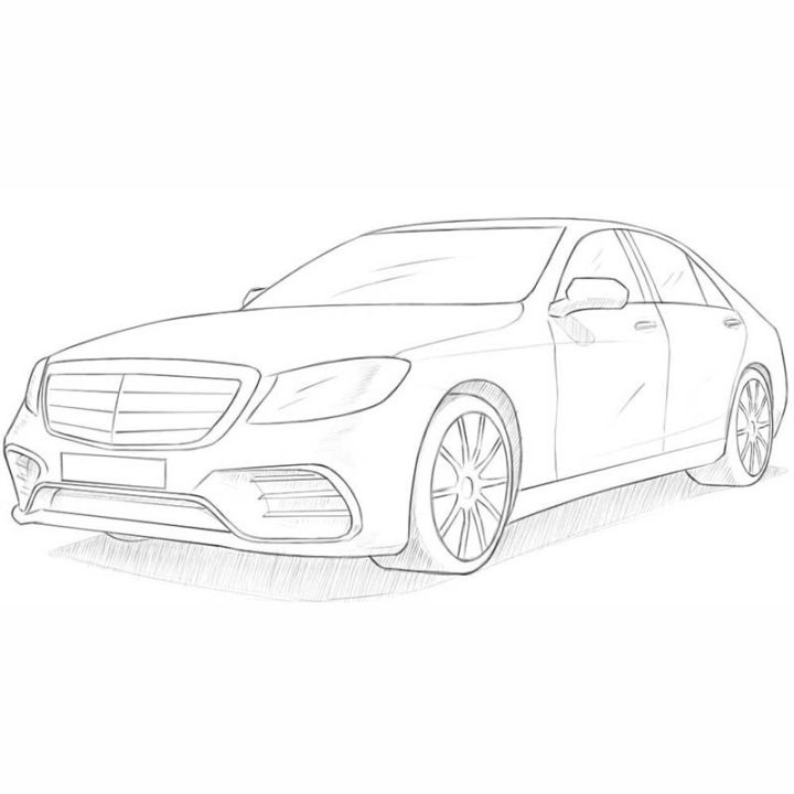 25 Easy Car Drawing Ideas - How to Draw a Car - Blitsy