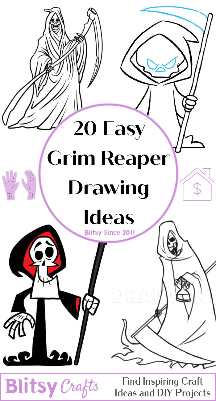 20 Easy Grim Reaper Drawing Ideas - Cool Grim Reaper Drawings
