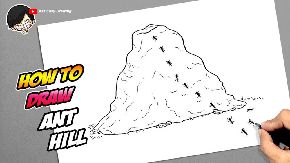 25 Easy Ant Drawing Ideas - How to Draw an Ant