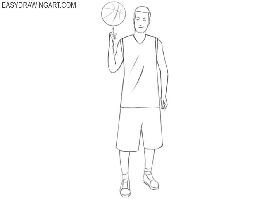 25 Easy Basketball Drawing Ideas - How to Draw a Basketball