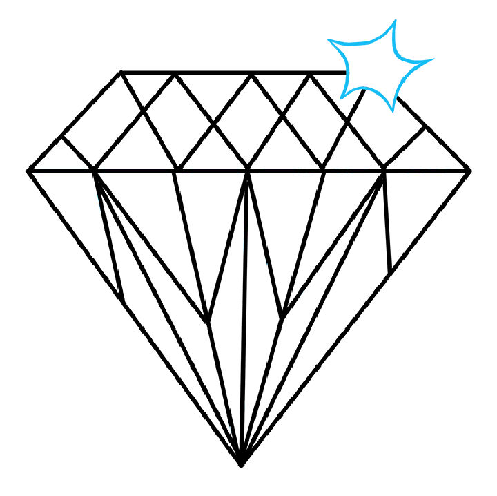 25 Easy Diamond Drawing Ideas - How to Draw