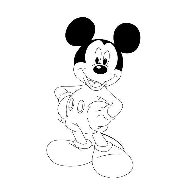 25 Mickey Mouse Drawing Ideas - Draw Mickey Mouse