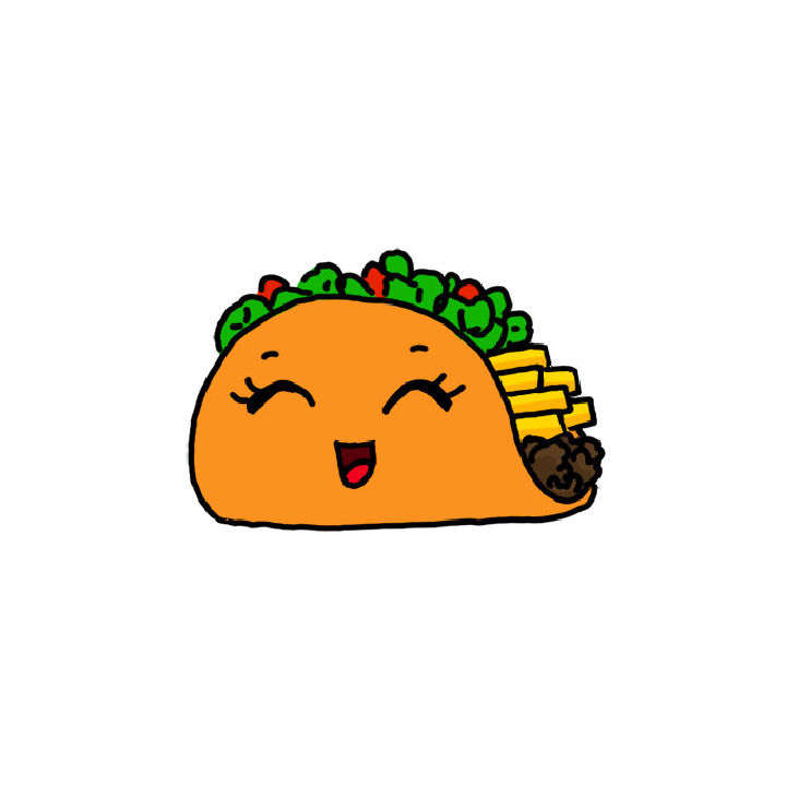 Taco Drawing - Step by Step Instructions - Blitsy