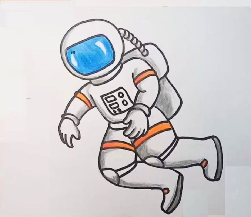 25 Easy Astronaut Drawing Ideas - How to Draw