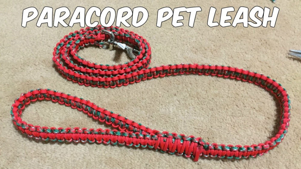 20 Easy DIY Paracord Dog Leash Patterns to Make - Blitsy