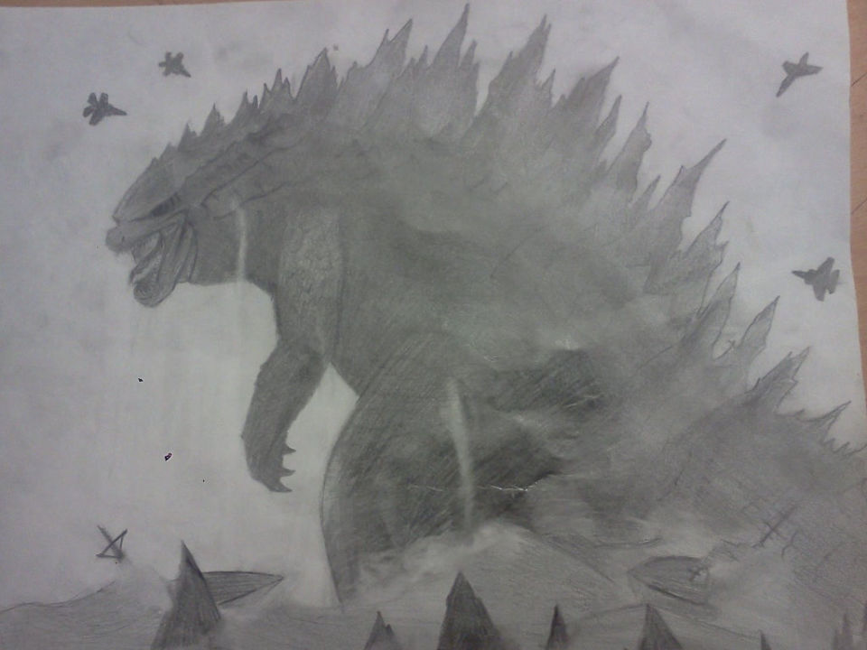 25 Easy Godzilla Drawing Ideas - How to Draw Godzilla