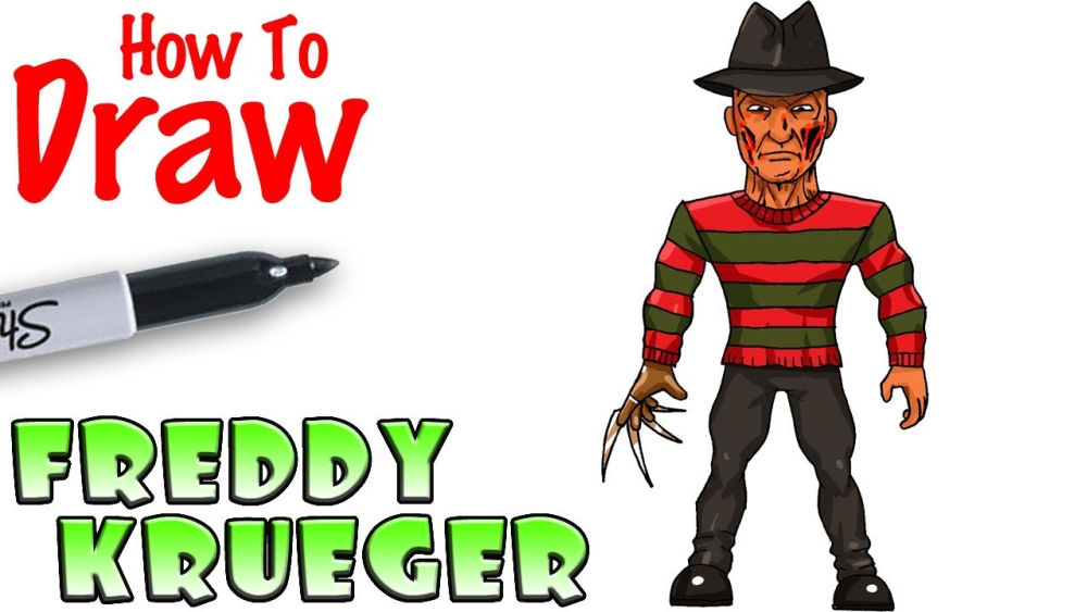25 Freddy Krueger Drawing Ideas - How to Draw Freddy Krueger