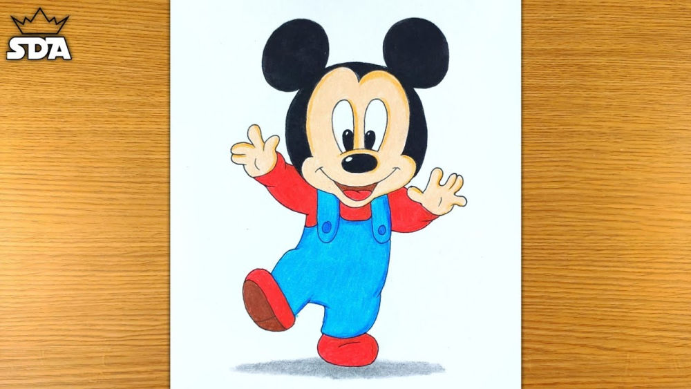 25 Mickey Mouse Drawing Ideas - Draw Mickey Mouse