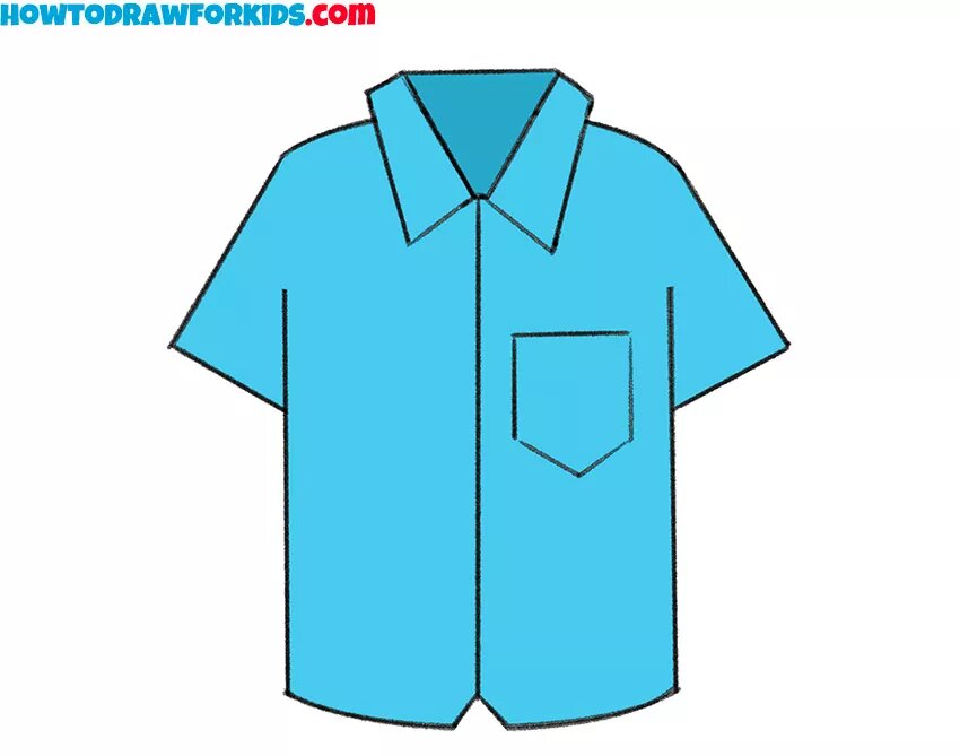 25 Easy Shirt Drawing Ideas - How to Draw a Shirt