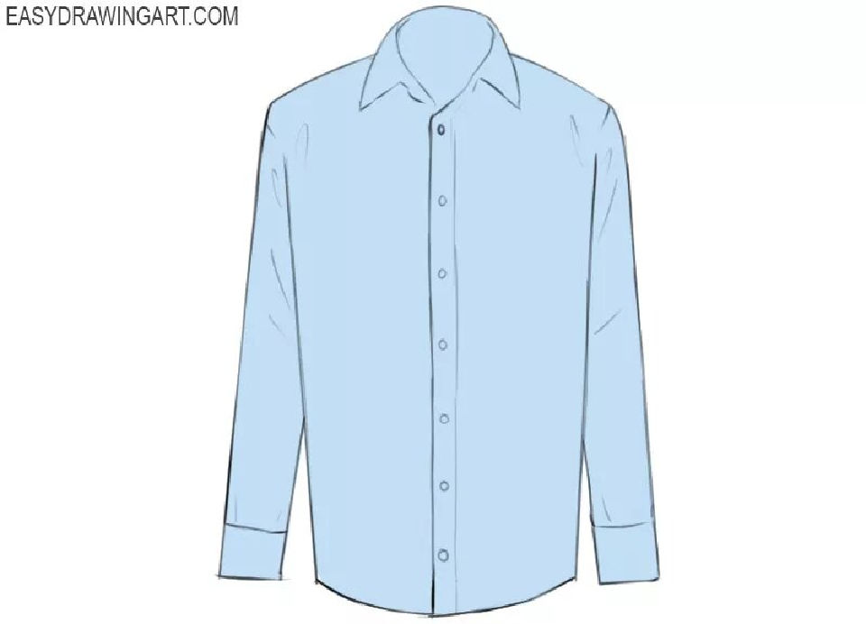 25 Easy Shirt Drawing Ideas - How to Draw a Shirt