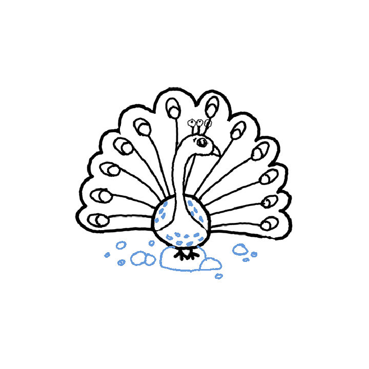 25 Easy Peacock Drawing Ideas - How to Draw Peacock