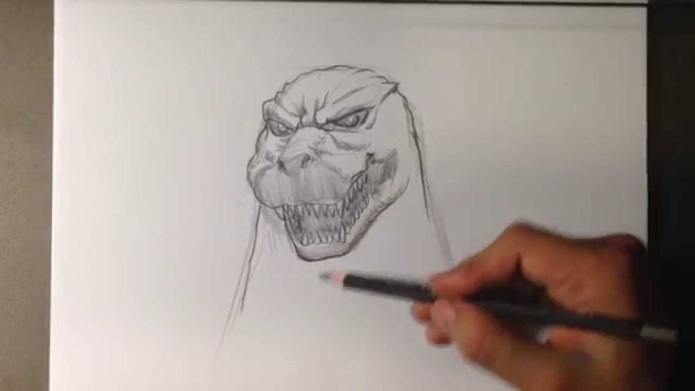 25 Easy Godzilla Drawing Ideas - How to Draw Godzilla
