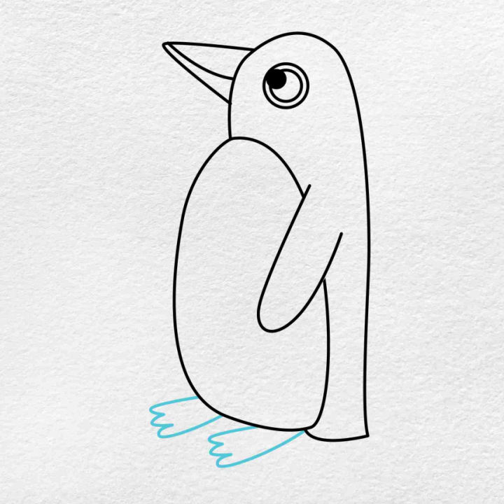 25 Easy Penguin Drawing Ideas - How to Draw a Penguin