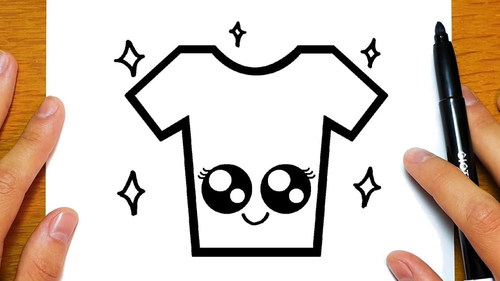 25 Easy Shirt Drawing Ideas - How to Draw a Shirt