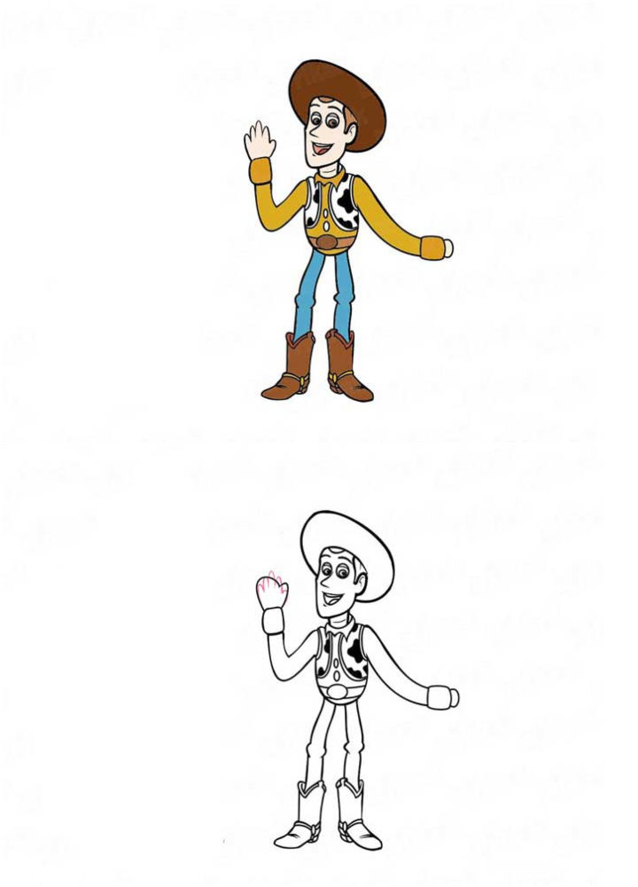 25 Easy Cowboy Drawing Ideas - How to Draw a Cowboy