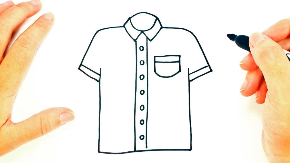 25 Easy Shirt Drawing Ideas - How to Draw a Shirt