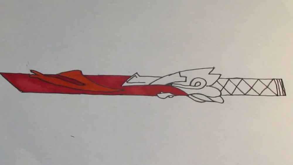 25 Easy Sword Drawing Ideas - How to Draw a Sword - Blitsy