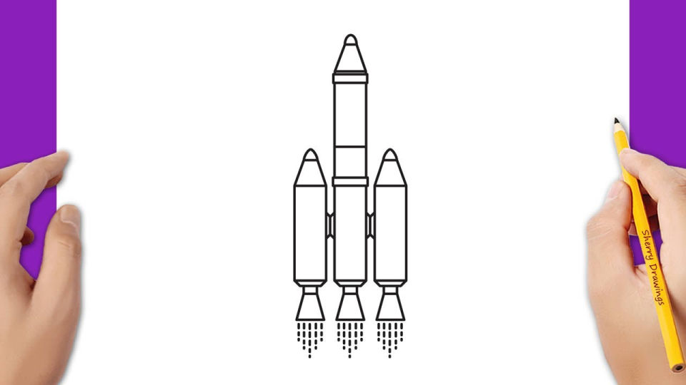 20 Easy Rocket Drawing Ideas - How to Draw a Rocket