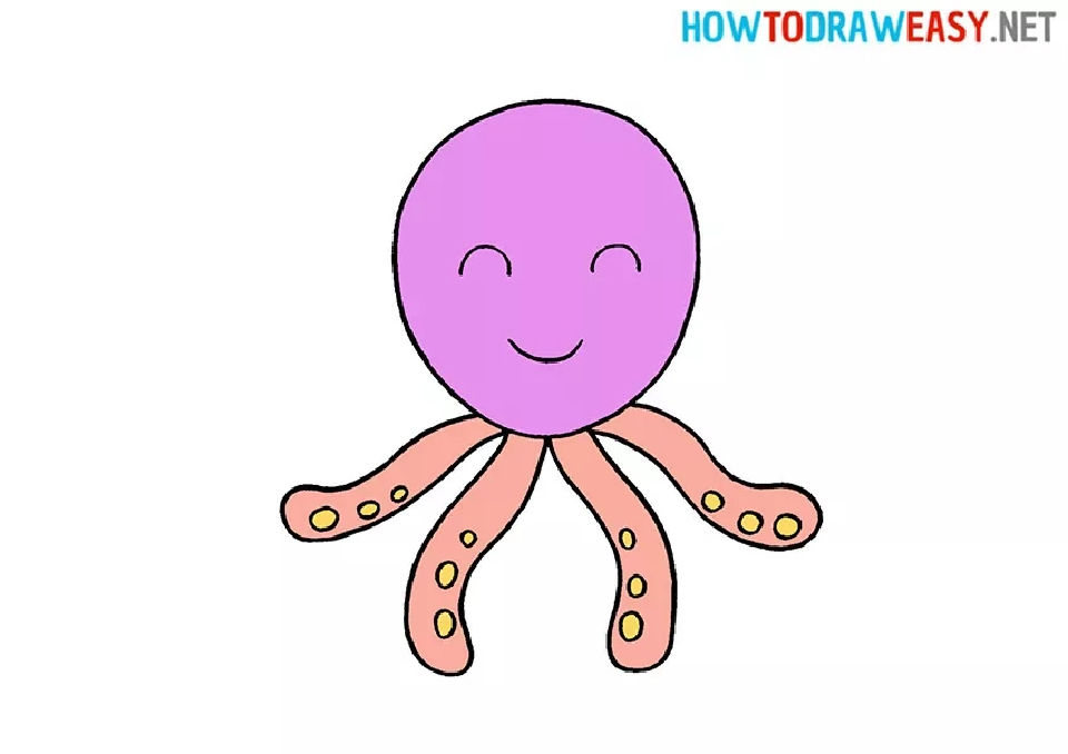 20 Easy Octopus Drawing Ideas - How to Draw an Octopus